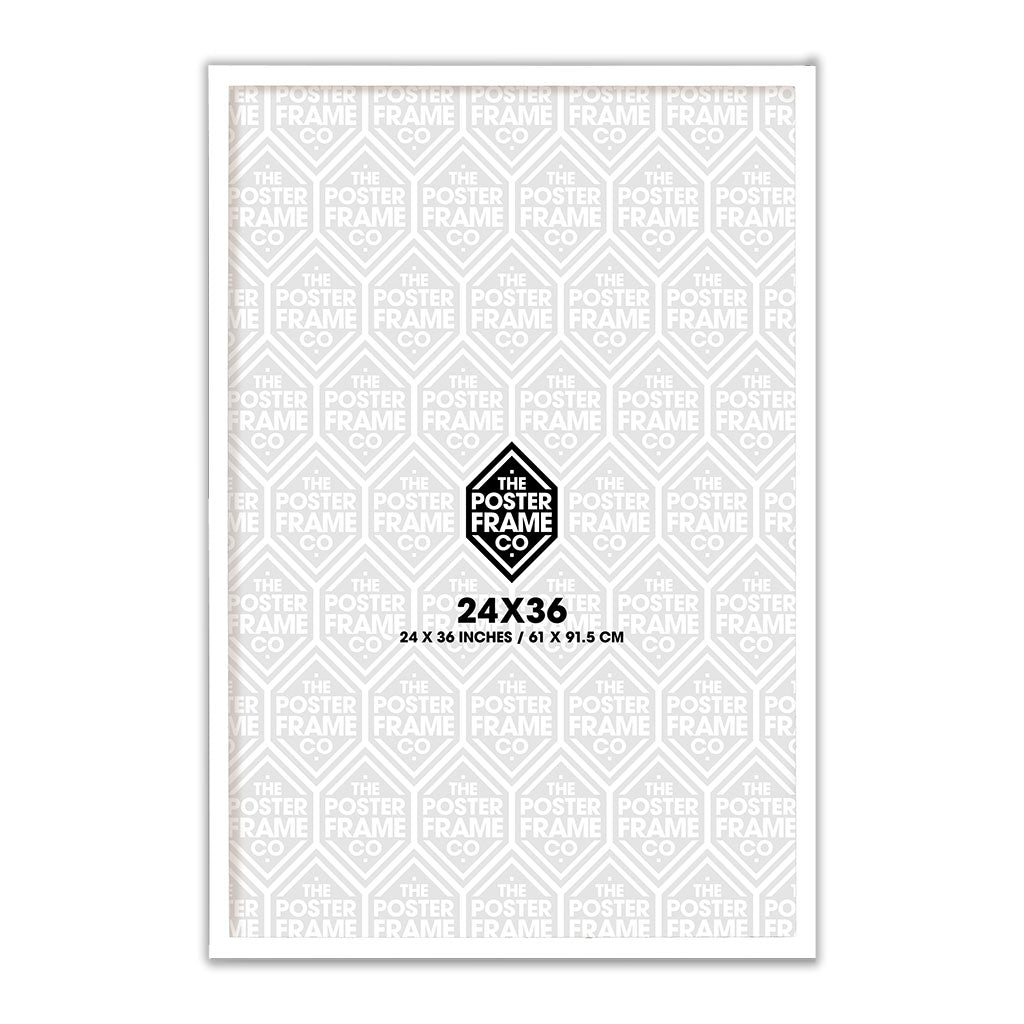 24x36 Inch White Premium Poster Frame The Poster Frame Co The 24x36-inch-white-premium-poster-frame-the-poster-frame-co-the